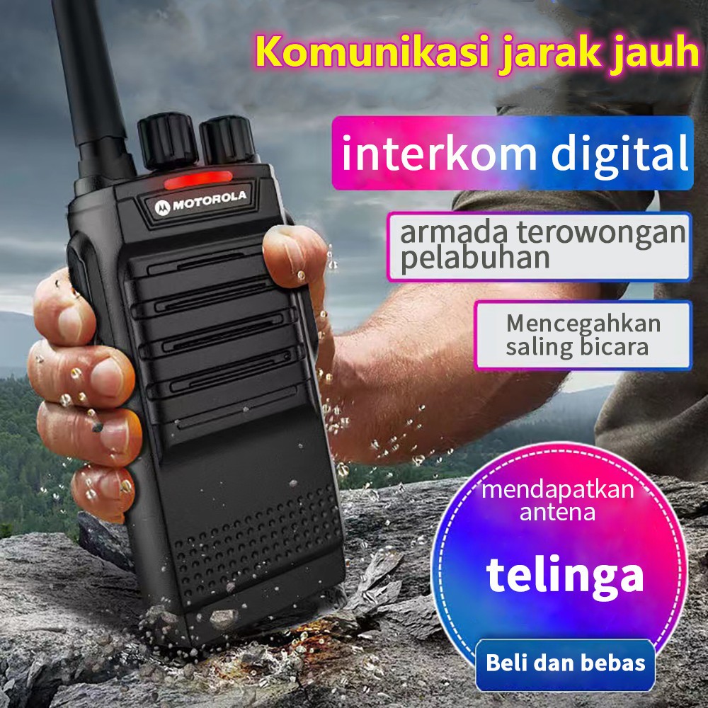 Jual Handy Talky Motorola GP-9010 walkie talkie, jarak panjang 20 kilometer, frekuensi ultra ...