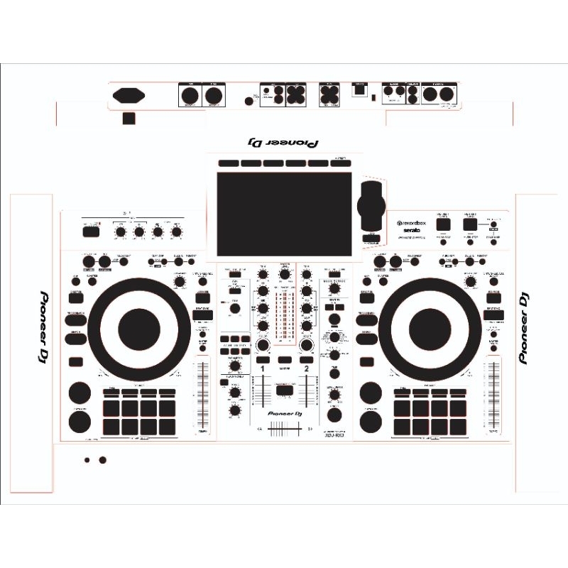 Jual sticker pelindung DJ musik xdj-RX3 pioneer | Shopee Indonesia