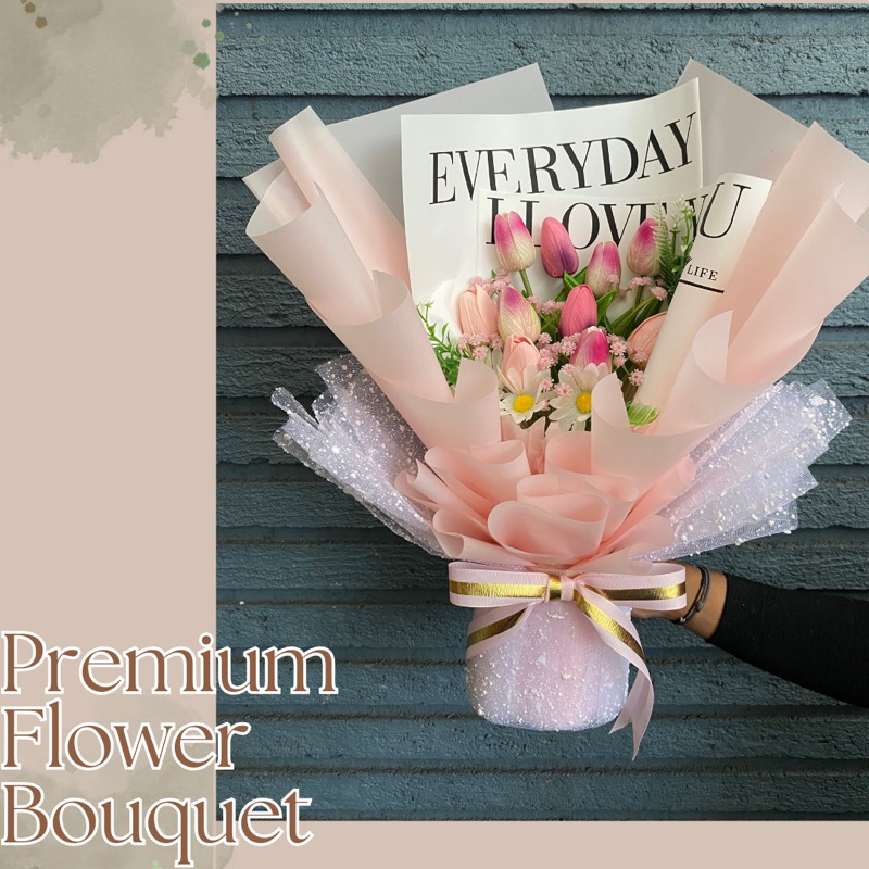 Jual PREMIUM FLOWER BOUQUET BUKET BUNGA PERNIKAHAN / BUKET WISUDA ...