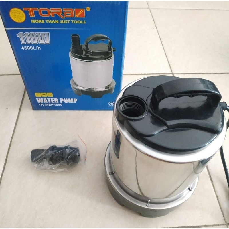 Jual Mesin Pompa Air Kolam Celup Submersible Pump Stainless 110 Watt 4500 Liter Tora TR-MSP4500 ...