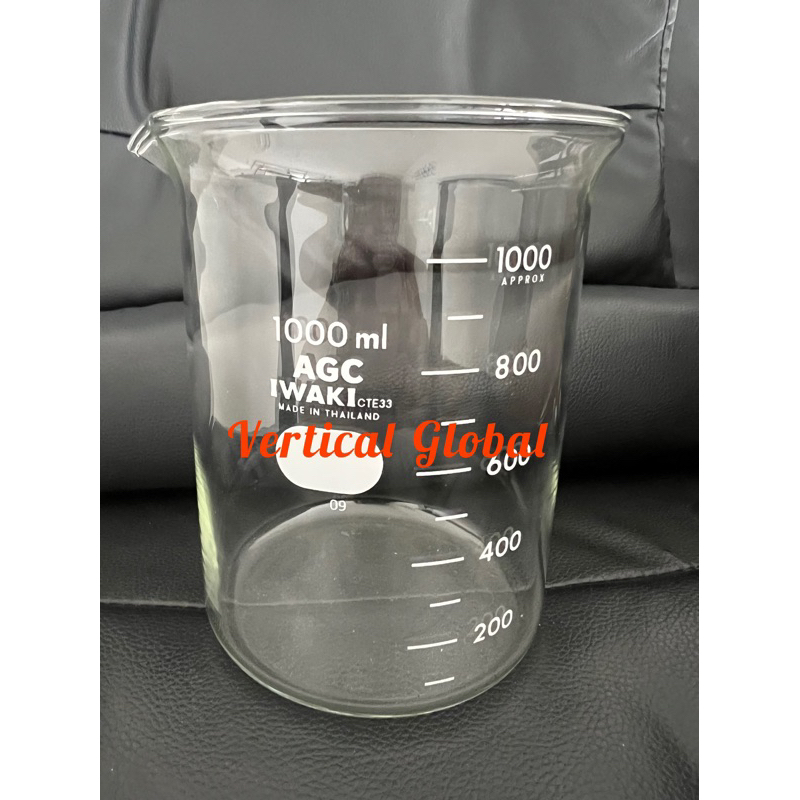 Jual Beaker Glass LF 1000 ml 1 ltr Iwaki Kaca Gelas Piala | Shopee Indonesia