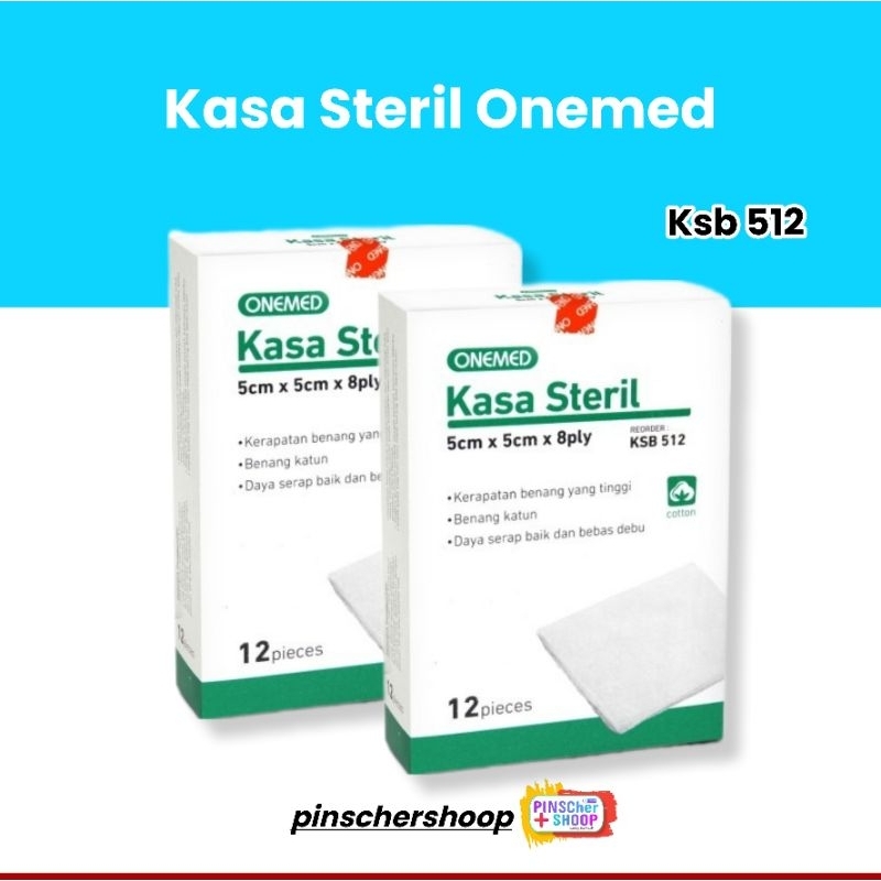 Jual Kasa Steril 512 Onemed 5x5 Cm 8Ply KSB 512 / Box P3 | Shopee Indonesia