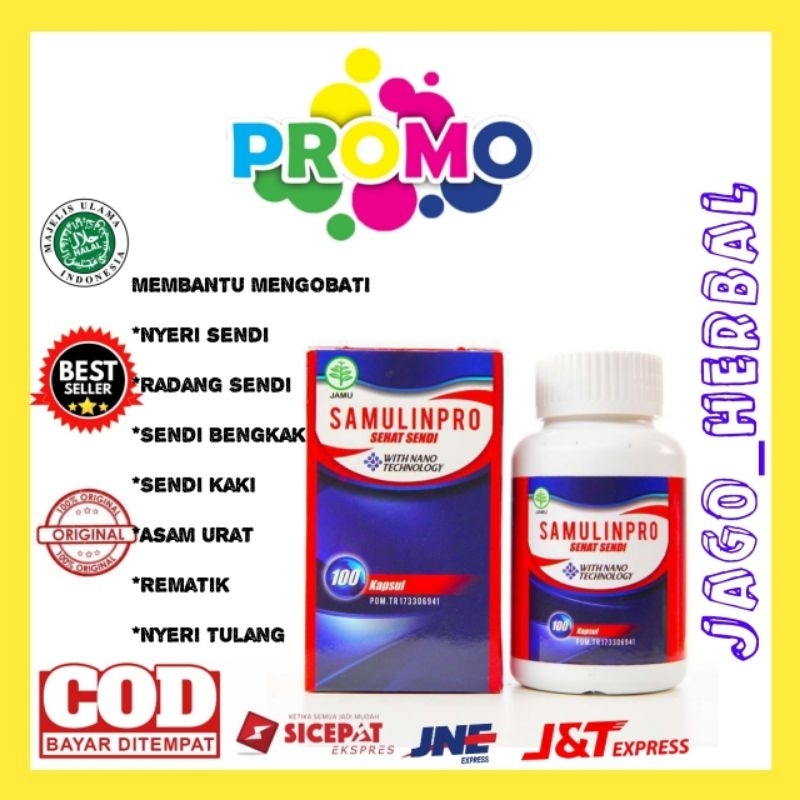 Jual SAMULINPRO Asli Original Obat Sendi Nyeri Otot Tulang Linu Ampuh ...