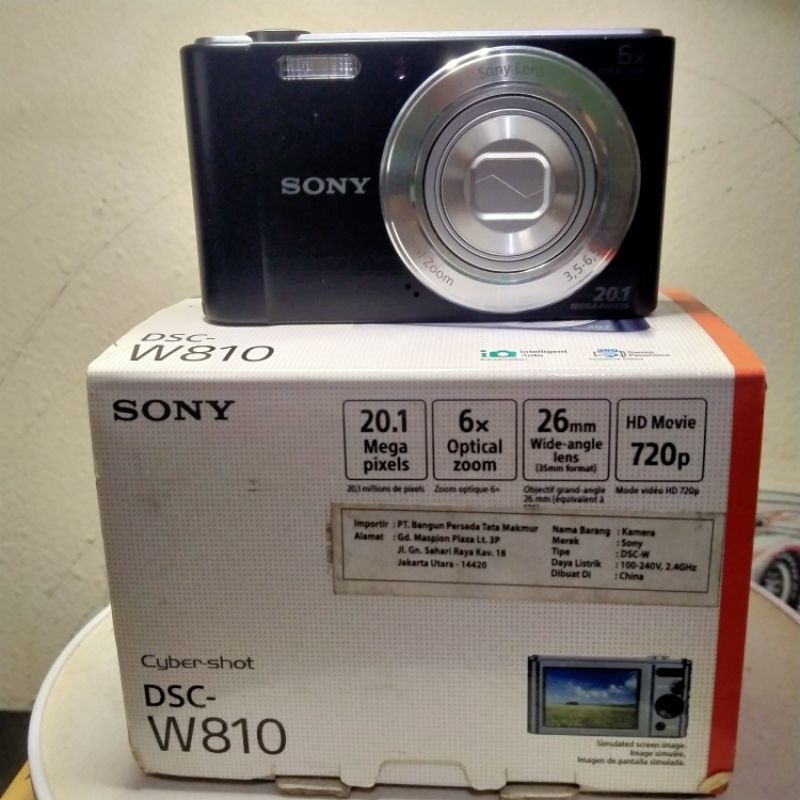 Jual SONY Cyber-shot DSC-W810 Pocket Camera W810 - 2nd | Shopee Indonesia