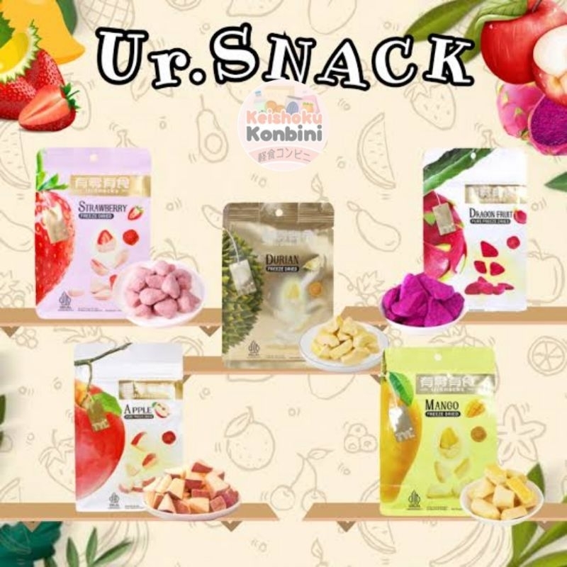 Jual Ursnack Freeze Dried Fruit / snack impor / buah kering / snack buah | Shopee Indonesia