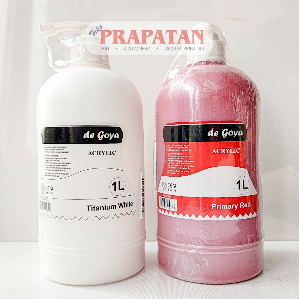 Jual Cat Akrilik De Goya 1L | De Goya Acrylic | Shopee Indonesia