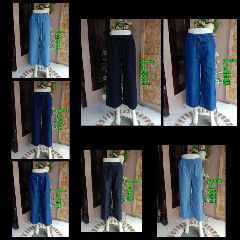 Jual Kulot jeans | Shopee Indonesia
