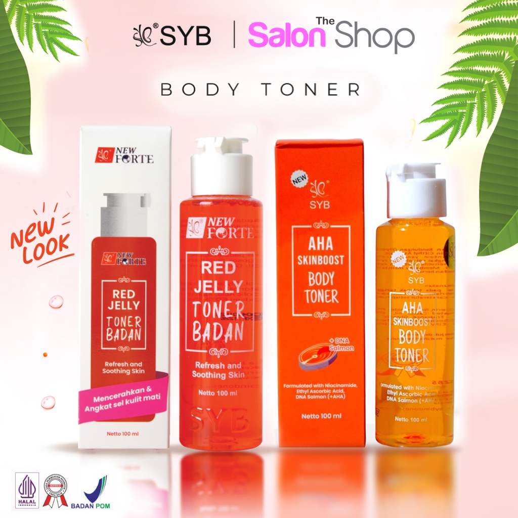 Jual ♦️THESALONSHOP♦️ SYB Toner Badan 100ml | Red Jelly Body Toner ...