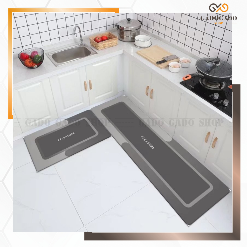 Jual GGS HL0527 Keset Kaki Diatomite 2 In 1 Kitchen Floor Mat Keset ...