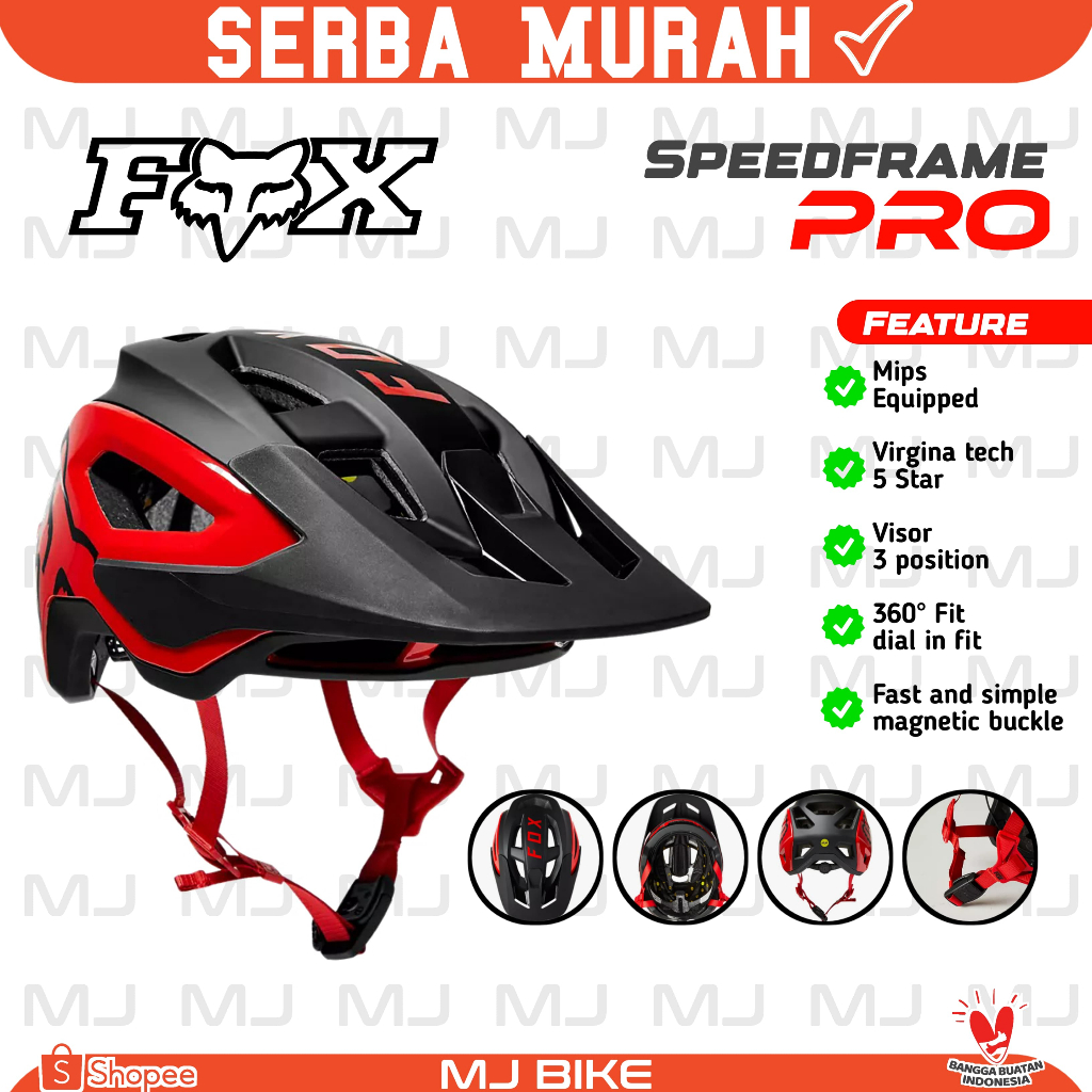 Jual HELM SEPEDA FOX SPEEDFRAME PRO MIPS / HELM MTB / HELM DOWNHILL ...
