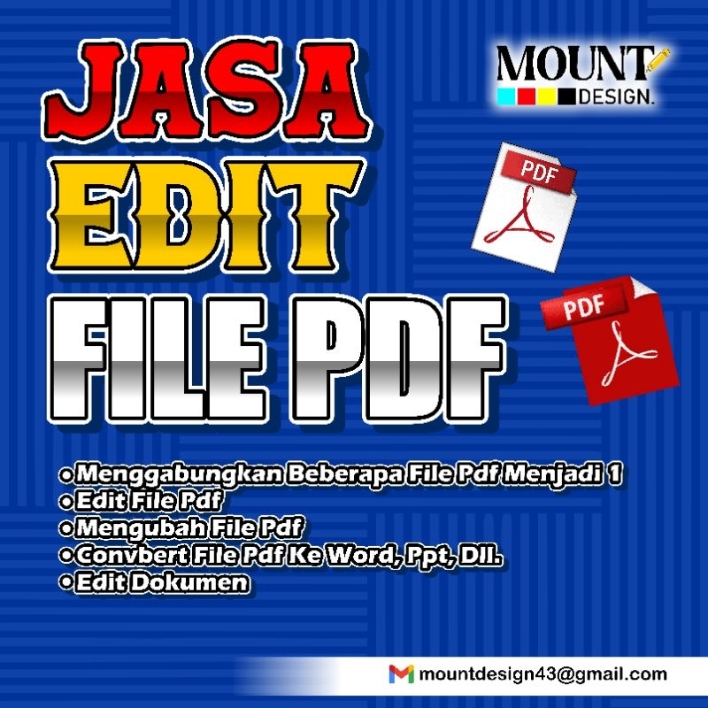 Jual Jasa Edit File PDF | Dokumen | Gambar | File | Shopee Indonesia