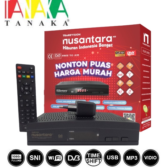 Jual E Receiver Tv Parabola Tanaka Transvision Nusantara Merdeka KU ...