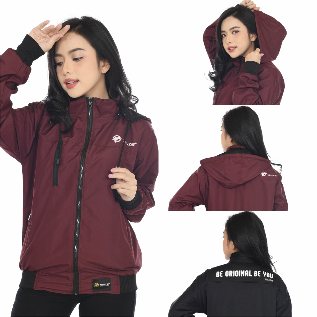 Jual Jaket Parasit Wanita Bolak Balik Parasut Premium Lembut Nyaman ...