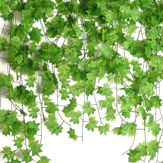 Jual Daun Maple Hijau 2 meter - Daun Rambat Plastik - Daun Juntai ...