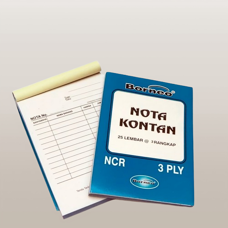 Jual Buku Nota Kontan Besar Borneo BCR B3 3 Ply Big Cash Note Book 1pcs ...