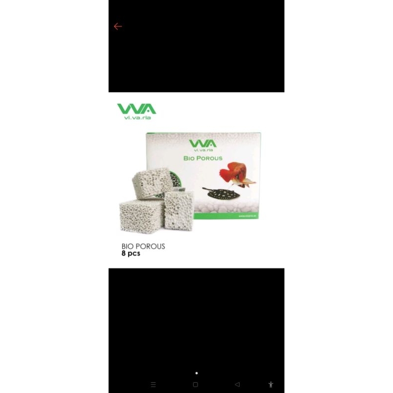 Jual Vivaria Bio Porous isi 8pcs ( Media Bakteri / Rumah Bakteri ...