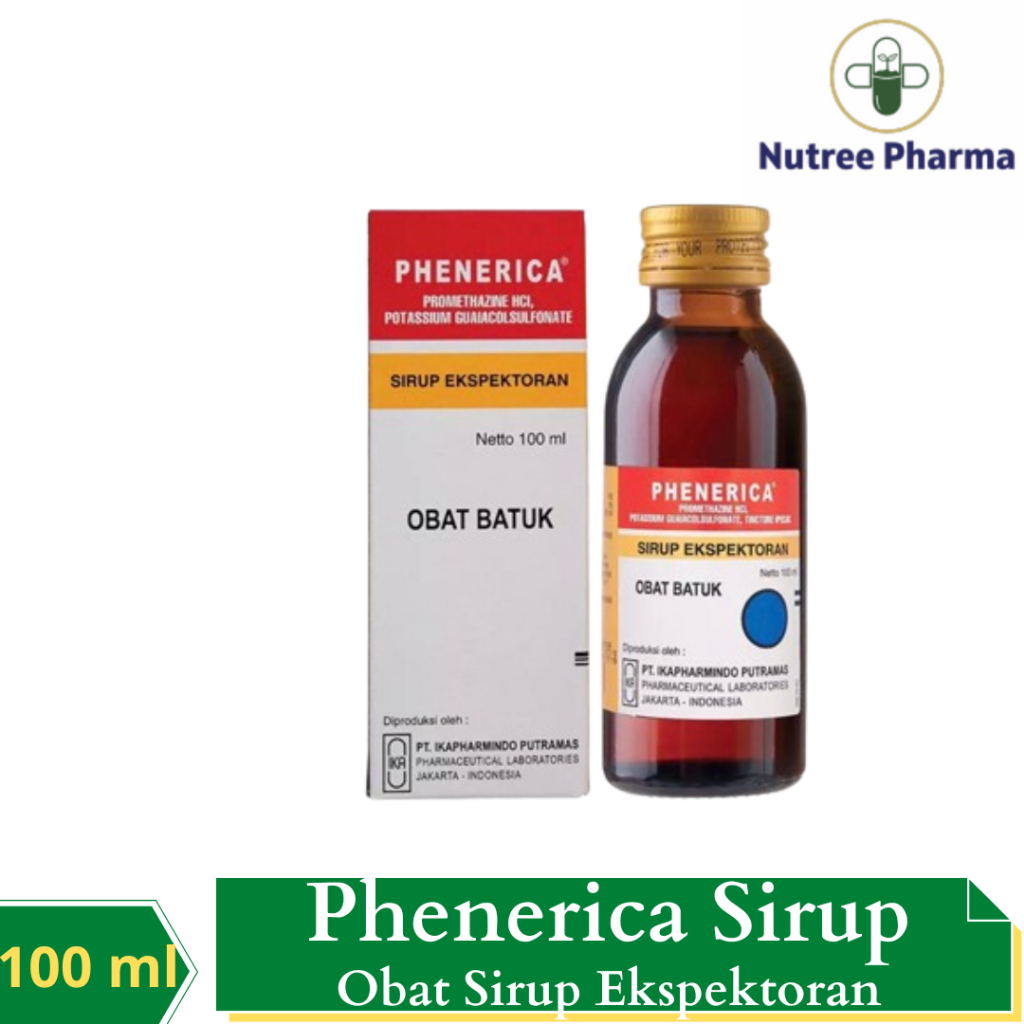 Jual ⚡MURAH & DIJAMIN ORI⚡ PHENERICA (PROMETHAZINE EXP) SIRUP 100 ML ...