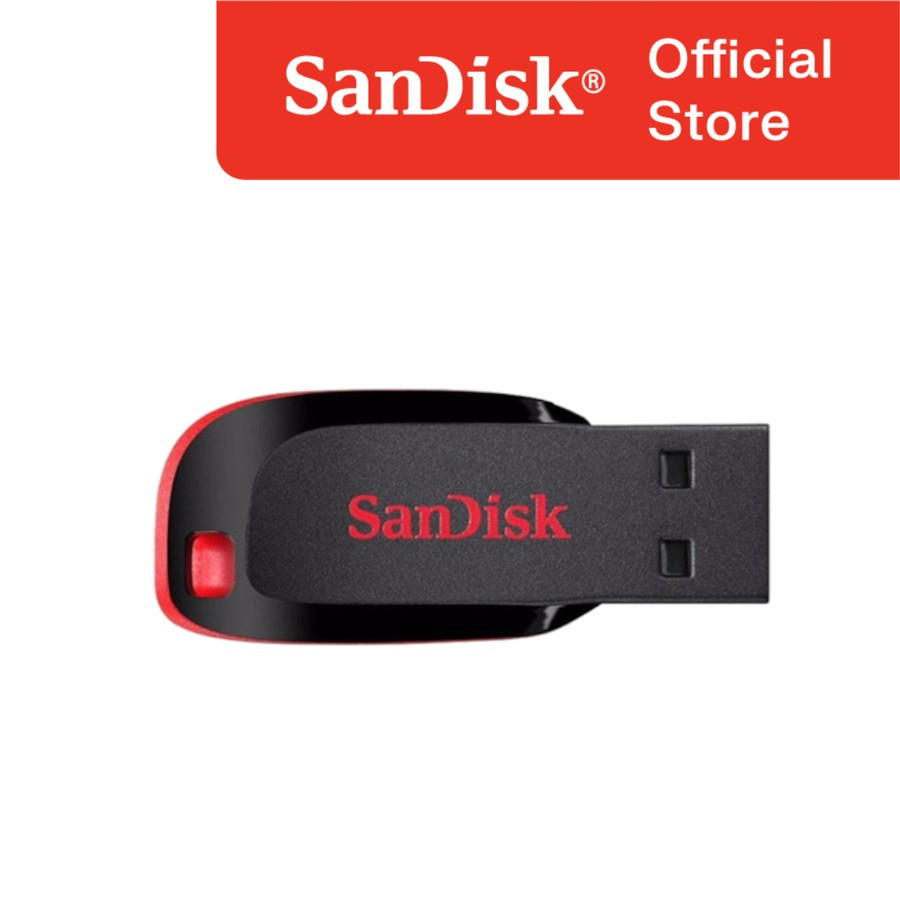 Jual SanDisk Cruzer Blade 16GB CZ50 Flashdisk Original 100% - Black ...