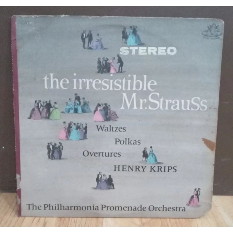 Jual Vinyl Piringan Hitam 12 inch The Irresistible Mr. Straus | Shopee ...
