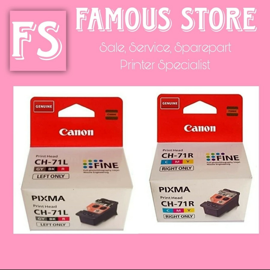 Jual Print head CH-71L CH71-R Printhead Cartridge printer canon G570 ...