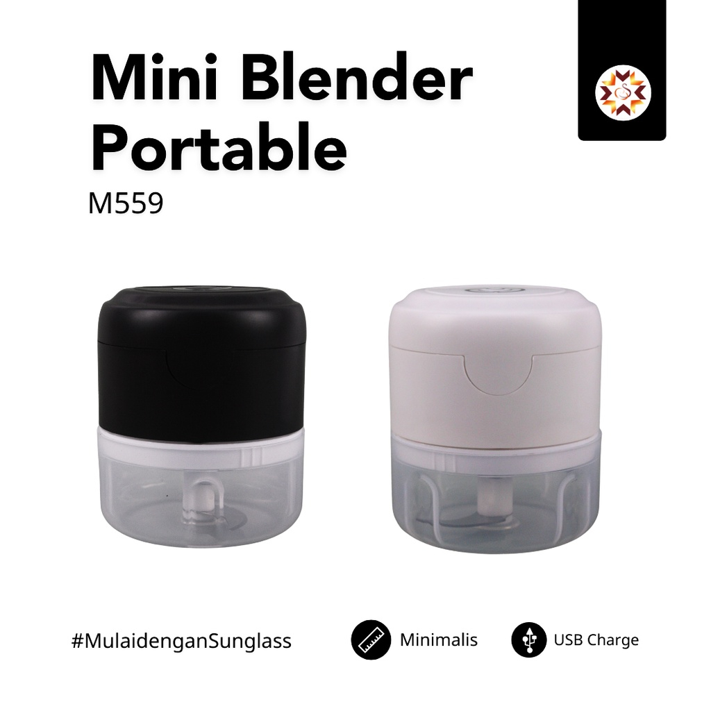 Jual Blender Mini Serbaguna/ Blender Mini Portable/ Mini Chopper USB ...