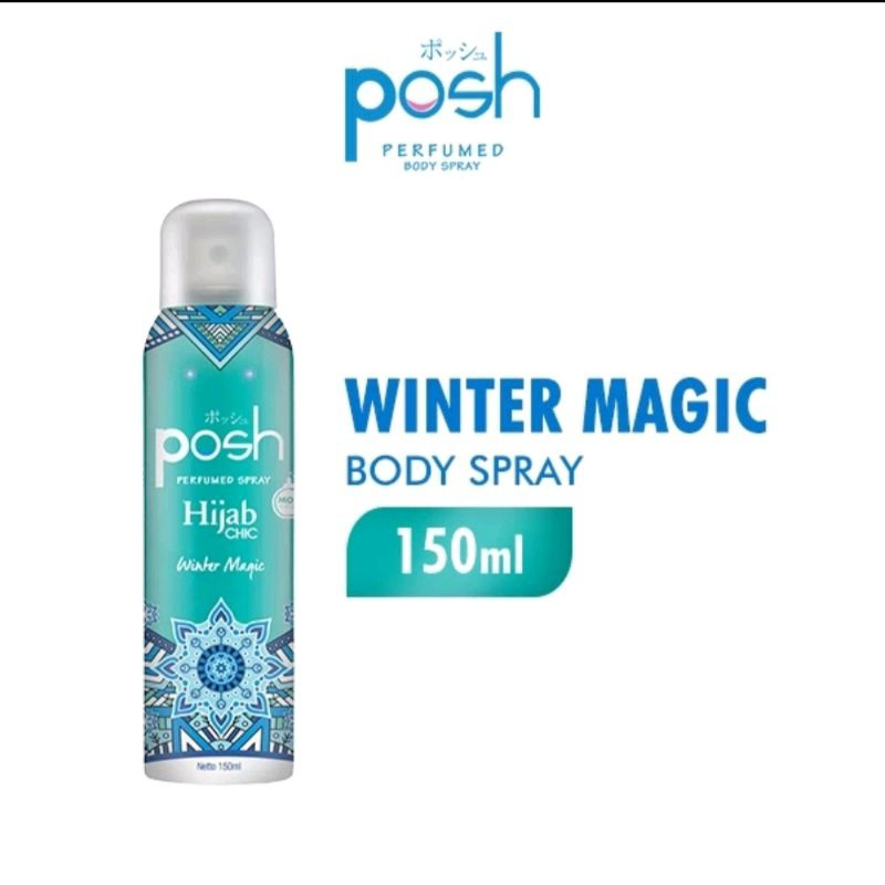 Jual (INDOCUAN) Posh Perfumed Body Spray 150ml / Posh Parfum Body Spray Girl - Hijab / Posh Body ...