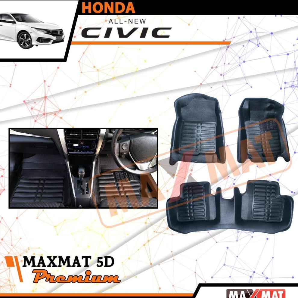 Jual Karpet Mobil 5D Maxmat Premium All New Honda Civic - Car Mat 5D ...
