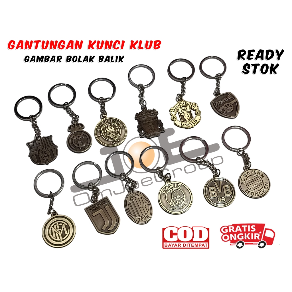 Jual Gantungan kunci klub sepak bola aksesories aksesoris souvenir ...