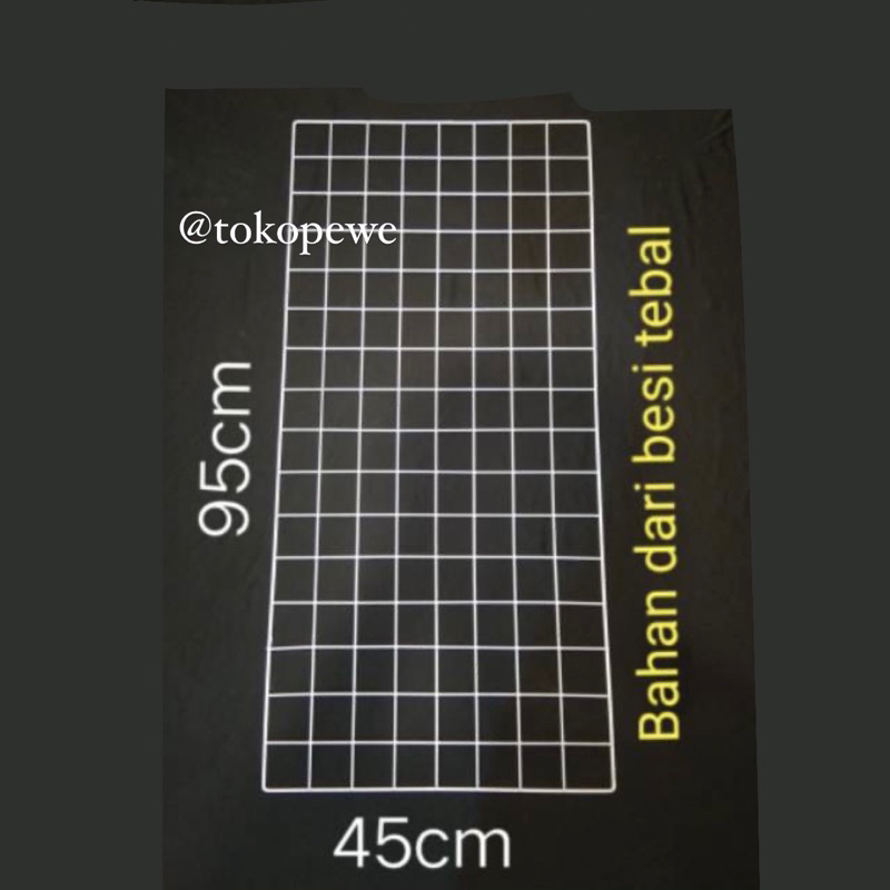 Jual RAM DINDING 45x95 cm/ Jaring Ram Besi Dinding Ukuran 45 x 95 cm ...