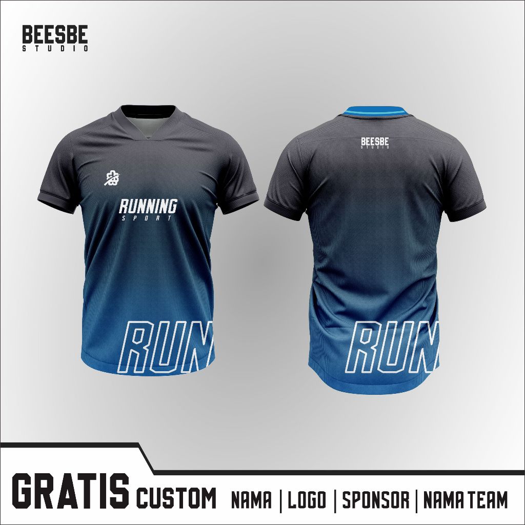 Jual Jersey Running Baju Lari Custom Full Printing Dryfit | Shopee ...