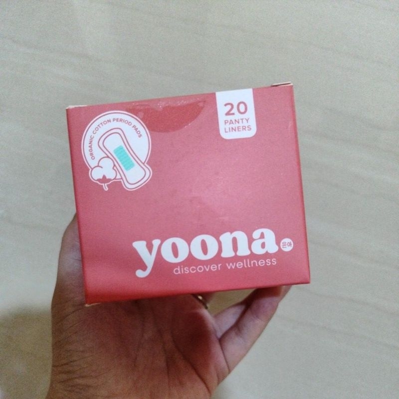Jual Yoona pantyliners 15cm isi 20 pcs panty liners pembalut organik ...