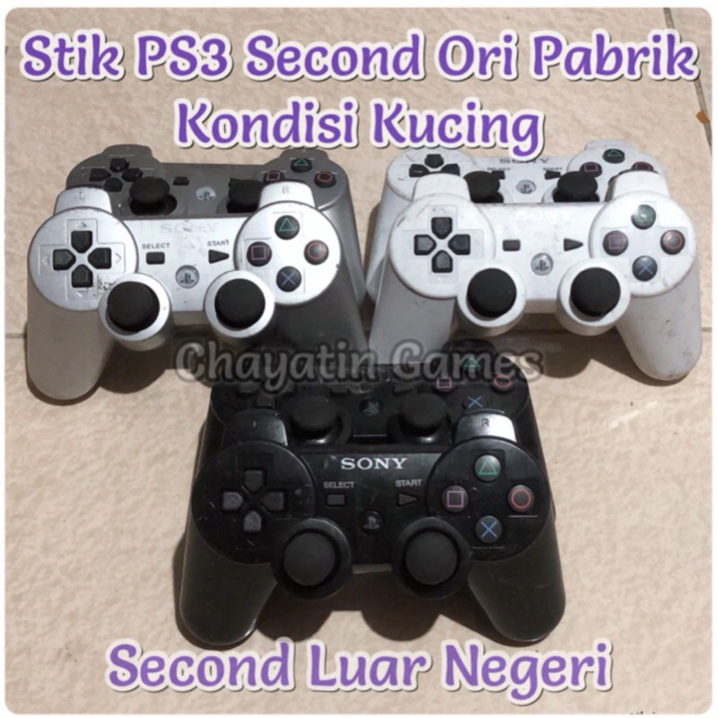 Jual Stik PS3 Ori Pabrik Second Luar Negeri - Stik PS3 Second Ori ...