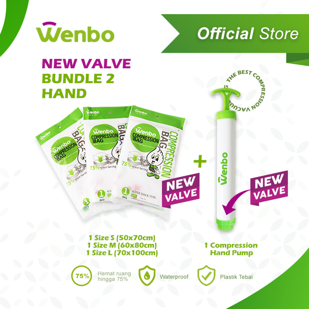 Jual Wenbo Value Bundle Set 2 - Hand (Size S,M,L + Hand Pump) | Shopee Indonesia