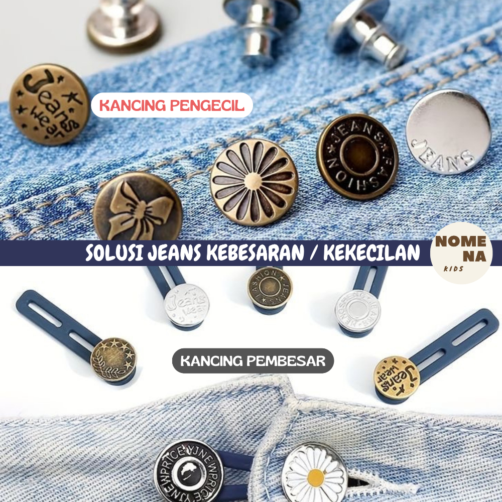 Jual Kancing Celana Jeans Adjustable Unisex NomenaKids | Shopee Indonesia