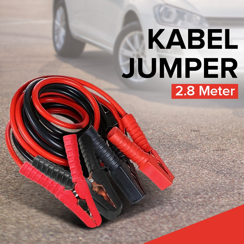 Jual Kabel Jumper Aki Copper 2mm² for Vehicles Under 2000cc 2.8M Jumper Aki Mobil 800 Ampere 3 ...