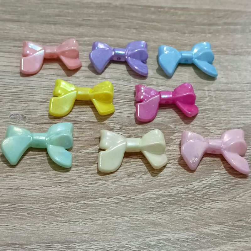 Jual Mote Susu Hologram Pita Simpul Besar isi 6biji | Shopee Indonesia