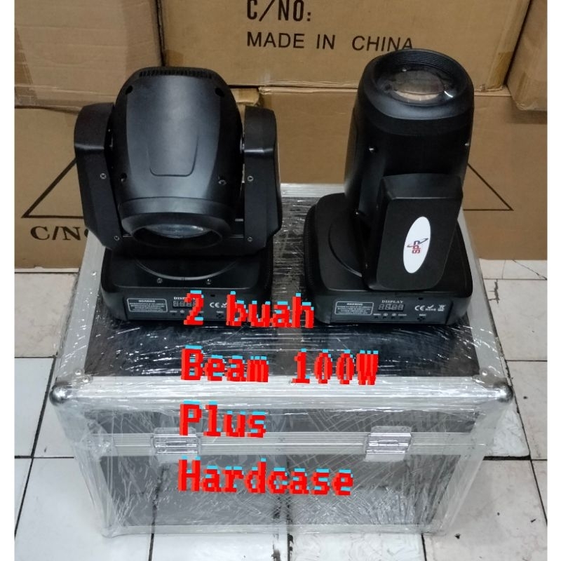 Jual Paket 2 unit Beam 100W plus Hardcase | Shopee Indonesia