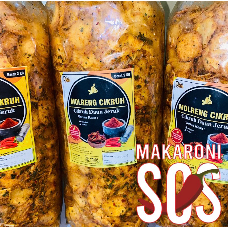 Jual Molreng cikruh daun Jeruk 500gr gurih cikruh pedas daun jeruk ...