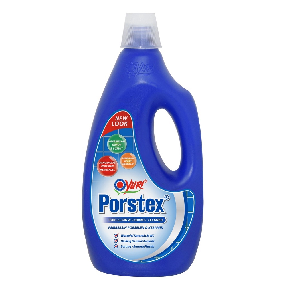Jual Yuri Porstex 500ml Regular Biru Botol Bottle Pembersih Keramik ...