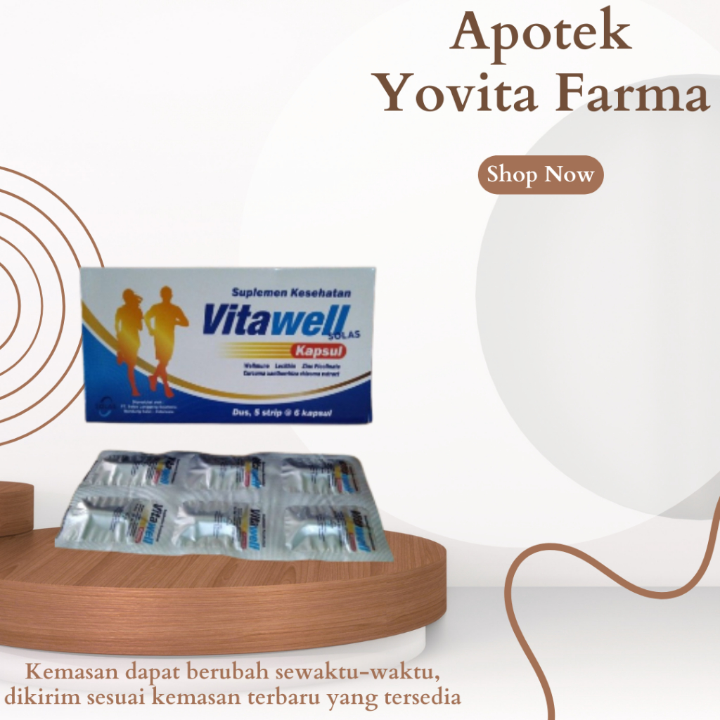 Jual Vitawell 6 Capsule Vitamin Daya Tahan Tubuh | Shopee Indonesia