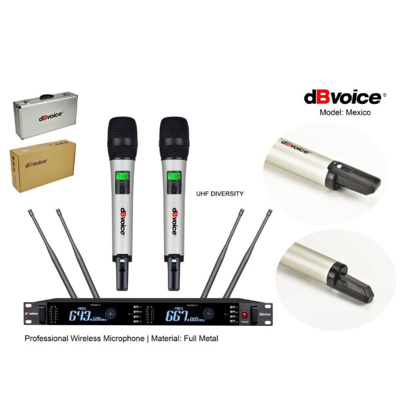 Jual Mic Wireless dB Voice Mexico Original Dbvoice NewStar | Shopee ...