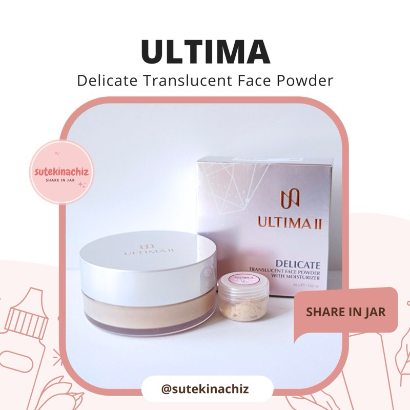 Jual [SHARE] Ultima II Delicate Translucent Face Powder Share In Jar ...