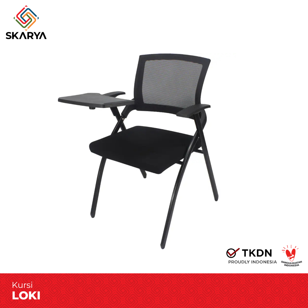 Jual Kursi lipat Kursi Kuliah Kursi Kursus Kursi Belajar Loki (Baru ...