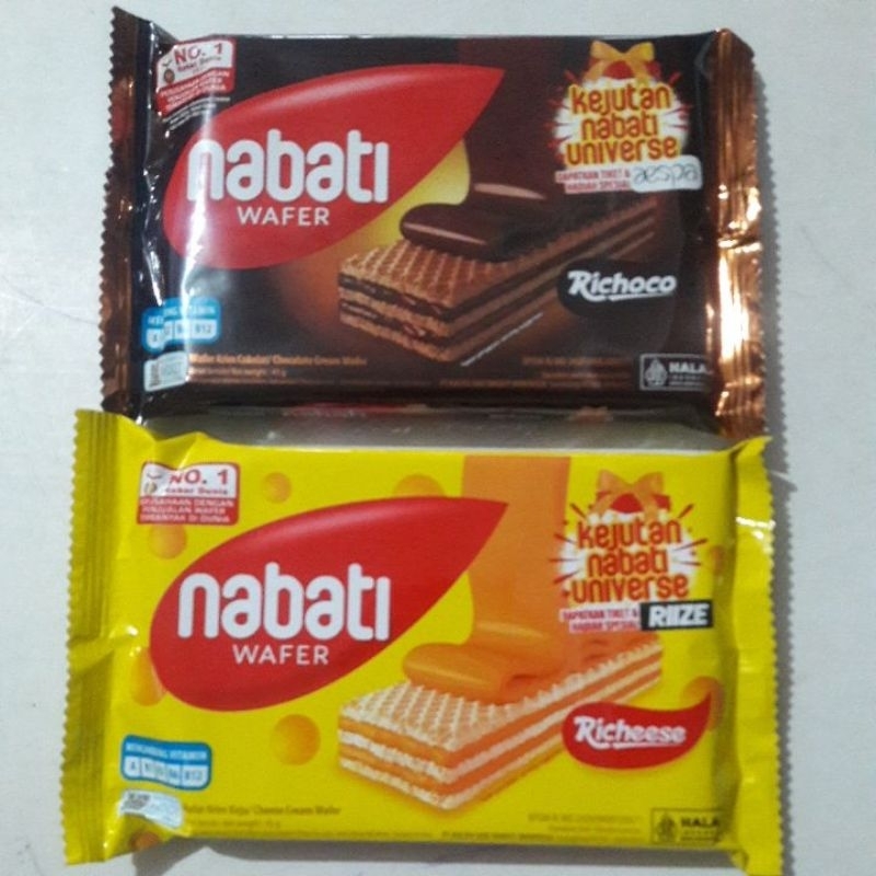 Jual Wafer Nabati Coklat Keju 43g | Shopee Indonesia