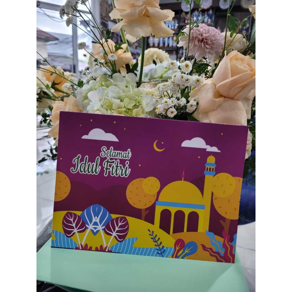 Jual Kartu Ucapan Parcel Hampers Lebaran Idul Fitri Kartu+amplop ...