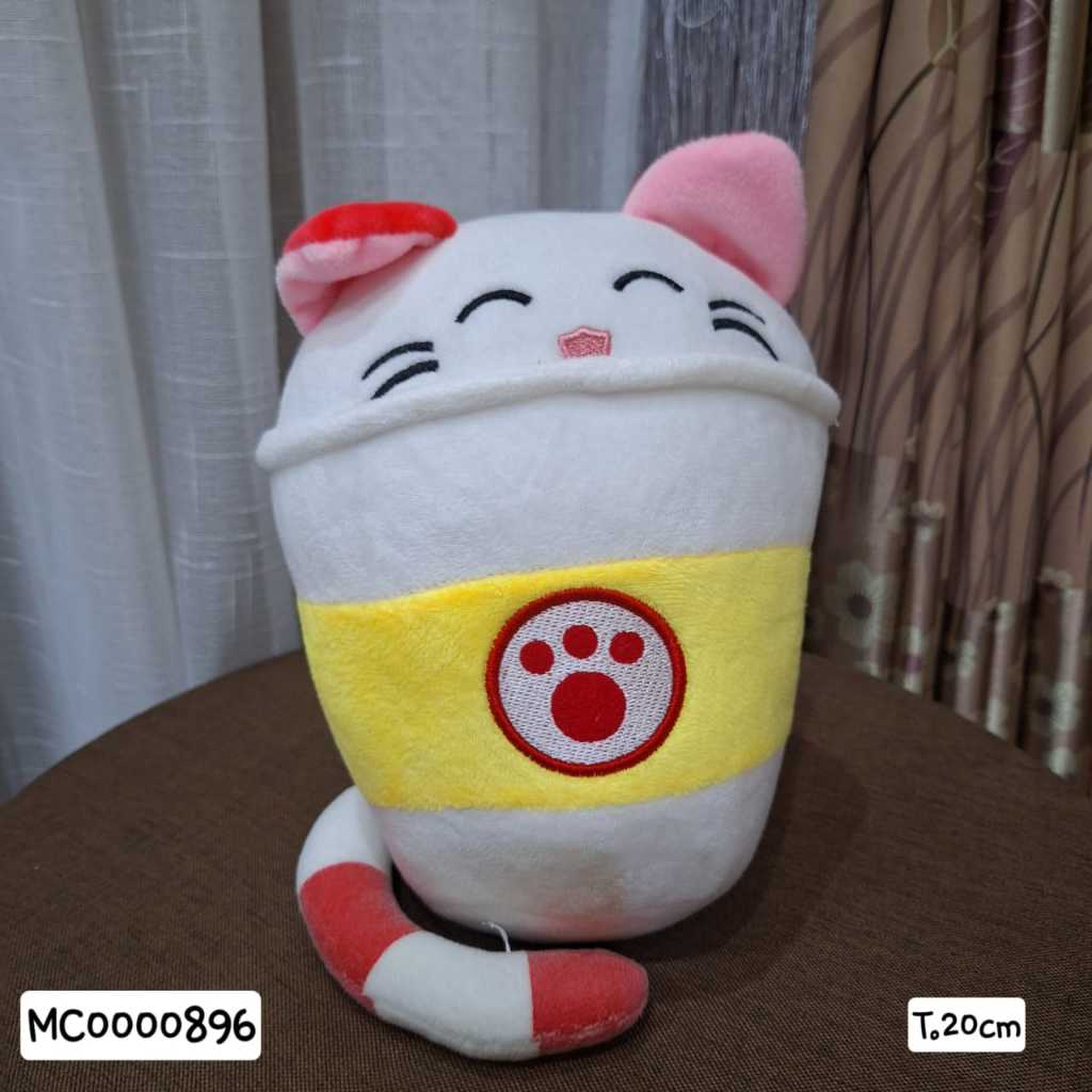 Jual Boneka Kucing Boba Cafe Minuman Gelas Cantik Lucu | Shopee Indonesia