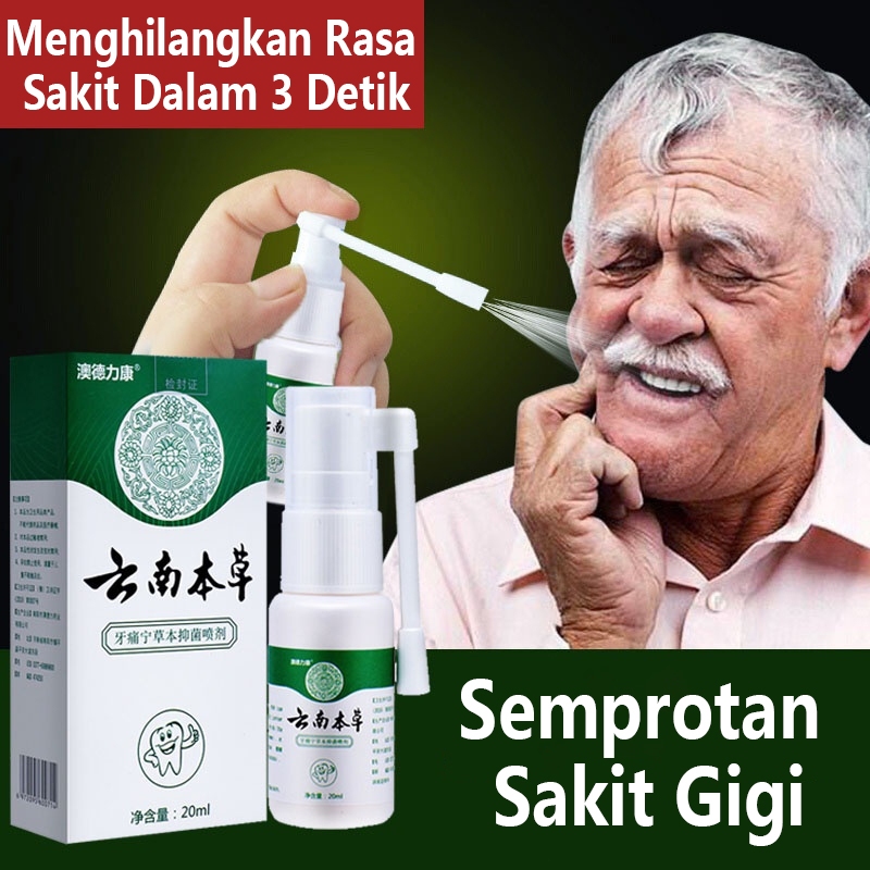 Jual gigi bengkak Semprotan pereda nyeri sakit gigi Obat Sakit Gigi ...
