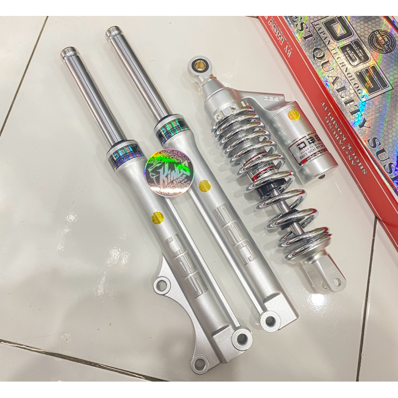 Jual paket shock depan belakang DBS beat scoopy vario genio vario125 ...