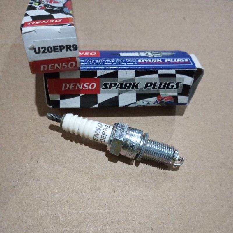 Jual busi denso u27epr9 honda beat vario scoopy supra x125 karisma ...