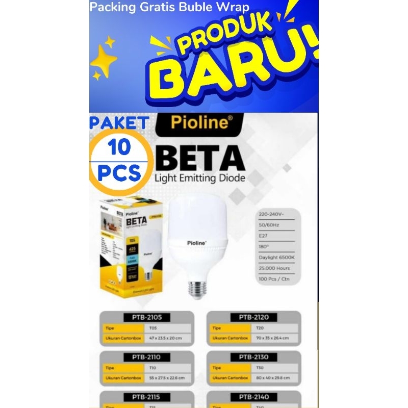 Jual Lampu Led Pioline BETA T5/Lampu Murah/Paket Isi 10 Pcs | Shopee Indonesia